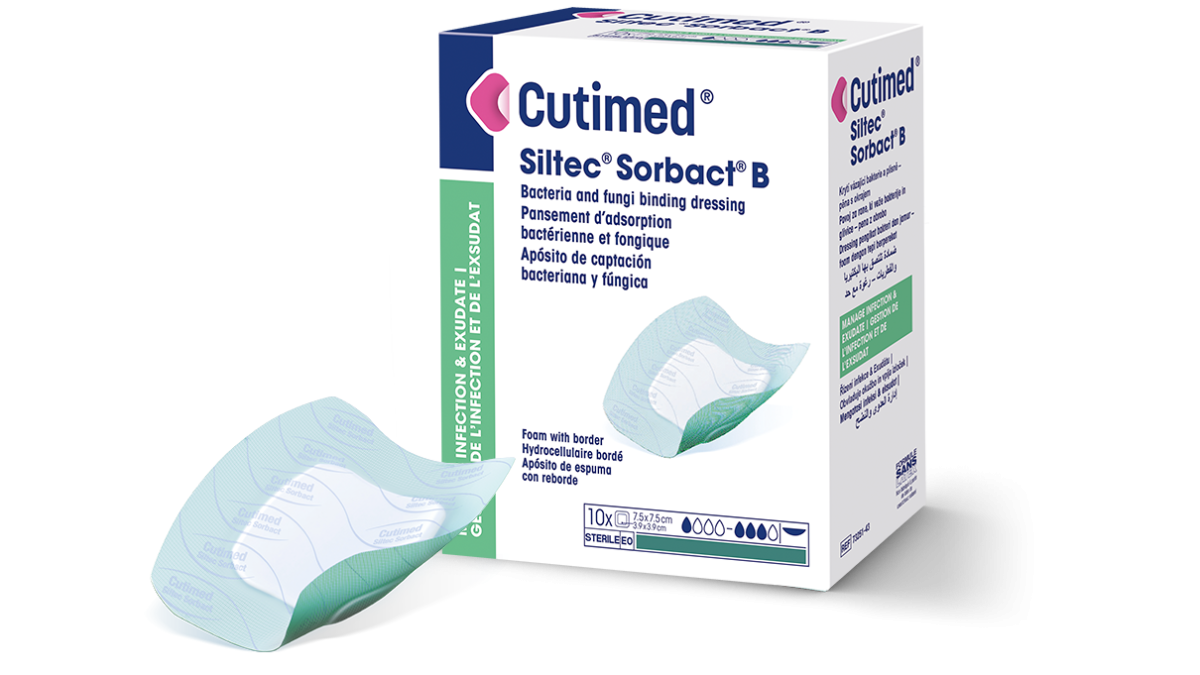 Cutimed Siltec Sorbact B - Sorbact for dyrepleie